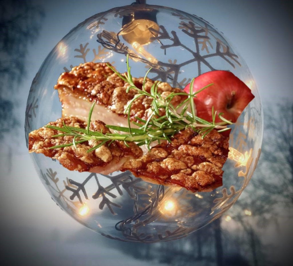 Tradisjonell juletallerken, serveres kald